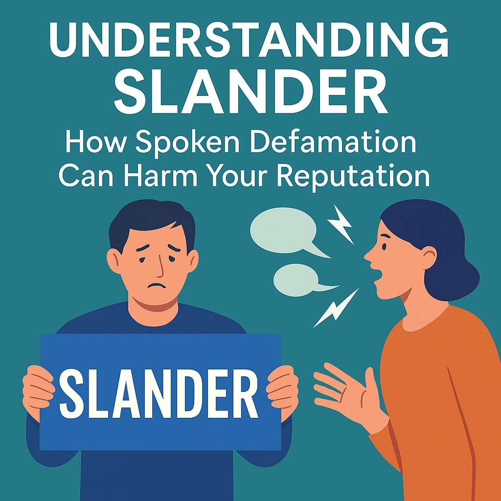 Understanding Slander: How Spoken Defamation Can Harm Your Reputation ...
